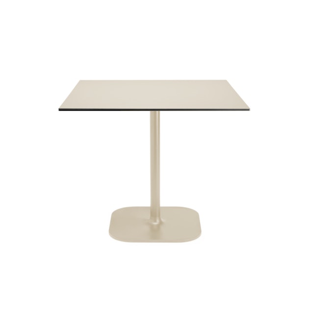 BEST Tisch VIRGINIA 80 x 80 cm, Stahl Dove Grey / HPL - Auslaufartikel