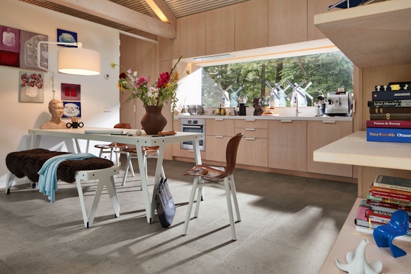 MEISTER Designboden MeisterDesign. next DB 500 S 853 x 395 x 8 mm 6859 Terrazzo hell Steinporen ...