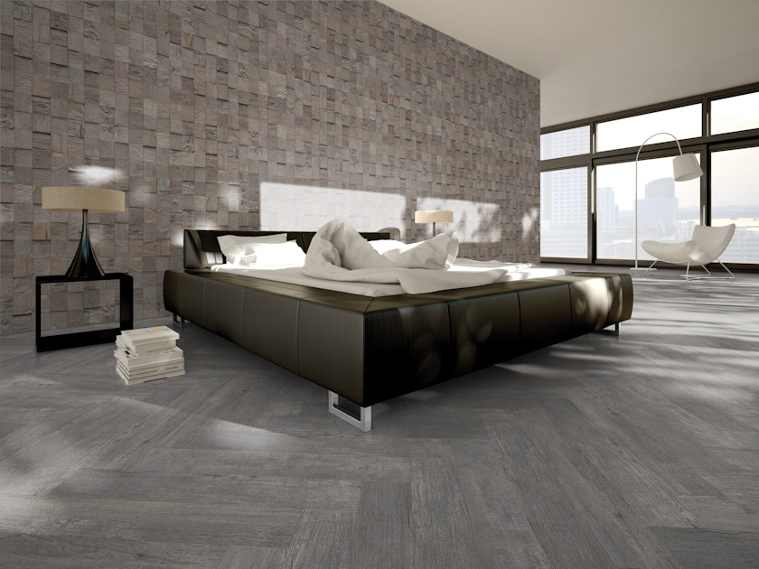 INDO rustikale Holzwandverkleidung Teak Classic CUBe ETC 92 SB Java