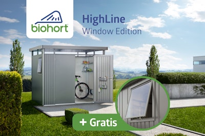 Biohort Gartenhäuser, Boxen, Beete & mehr - Sortiment 2025